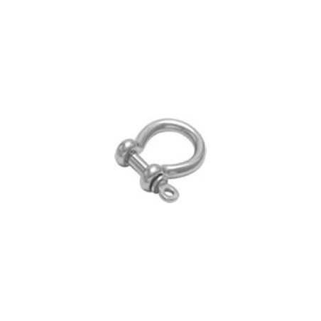 Manille lyre inox pleine Ø6 - 12/32mm