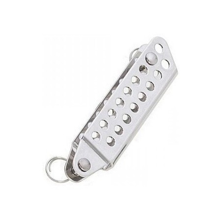 Latte ridoir inox ½ trous L115mm