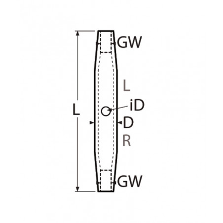 Corps de ridoir similaire DIN 1478 A4 M10